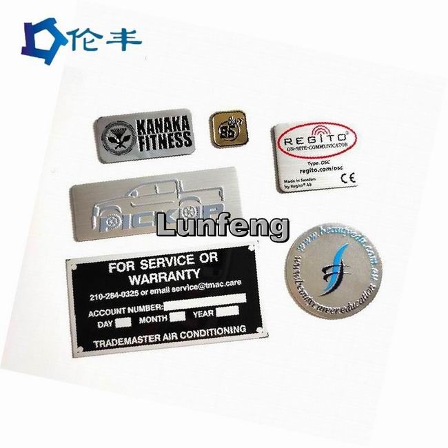 Pantone Stainless Steel Nameplate 3M Adhesive Aluminum Laser Cut Metal ...